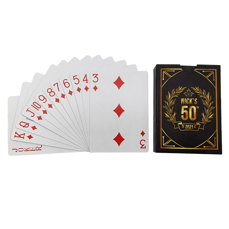 Paper Poker playing card Custom your own logo - bayaya