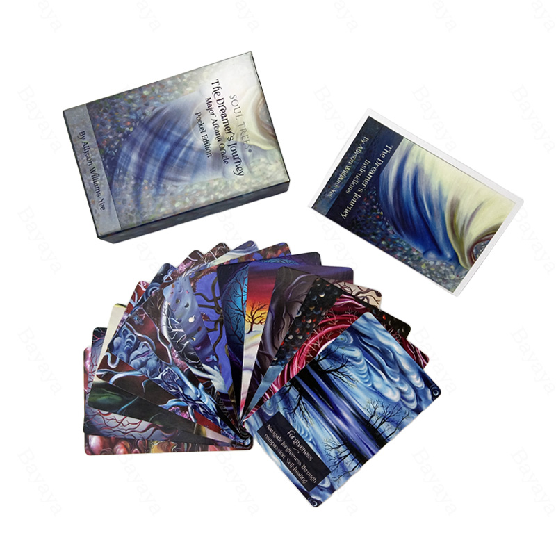 48 Cards Soul Trees Tarot Cards With Guidebook - bayaya