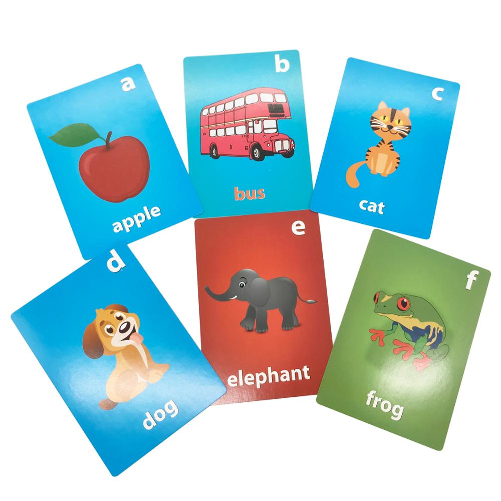 Custom Funny English Vocabulary Words Flash Cards For Children - bayaya