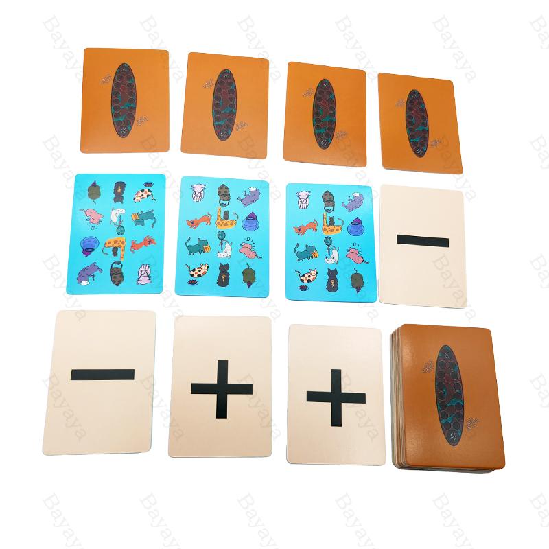 Educational Learning Calculation Number Card Game Math Flash Cards - bayaya