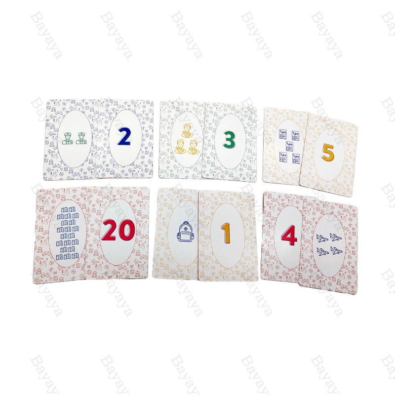 FSC Certified Flash Cards Kids 20 Numbers Photo Object Math Flash Cards ...