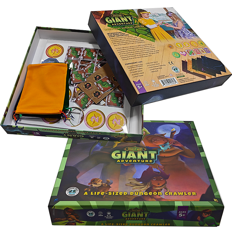 Adventure Board Game Outdoor Life-sized With Multi Color Cloth Bag ...