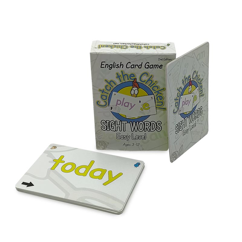 Cognitive Cards Free Sample Custom Printed English Flash Cards ...