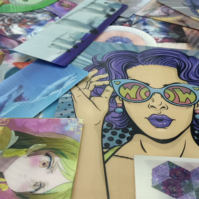 Custom 3D Lenticular Card Printing Different Magic Variogram - bayaya