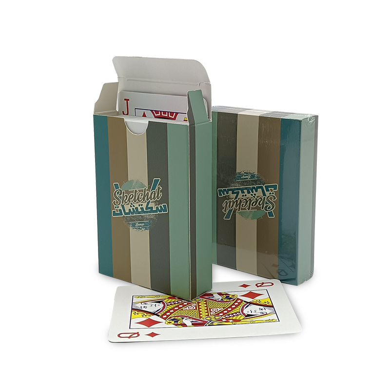 Luxury Customized Recyclable Poker Deck Front And Back Sublimation 54 ...