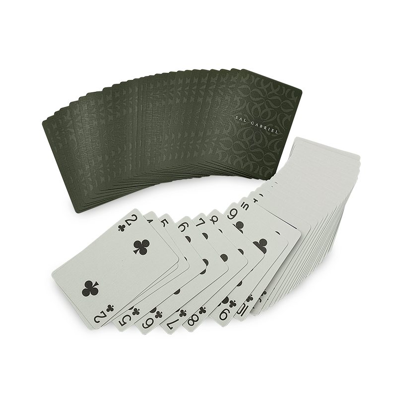 Custom Front and Back Linen Finished Paper Poker Playing Card Deck ...